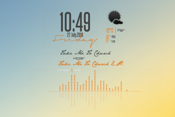 Conky Vision Rainmeter Theme