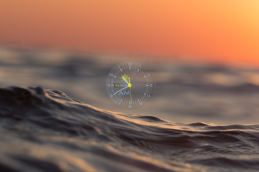 Day N Clock Rainmeter Skin